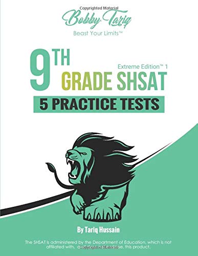 9th GRADE SHSAT: 5 Practice Tests | Bobby Tariq – testpreparation178